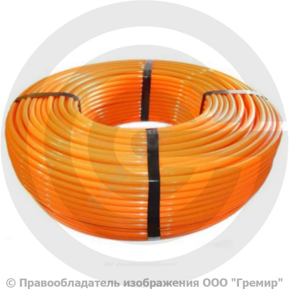 Труба PE-Xa/EVOH оранжевая Дн 20х2 Ру-6 бухта 100м РОС Полипластик ...